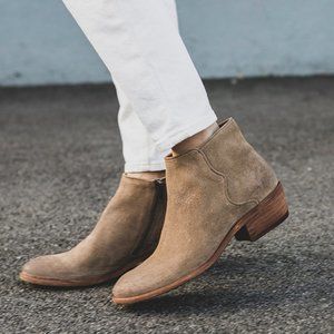 Frye | Shoes | Frye Carson Piping Cognac Leather Ankle Booties | Poshmark